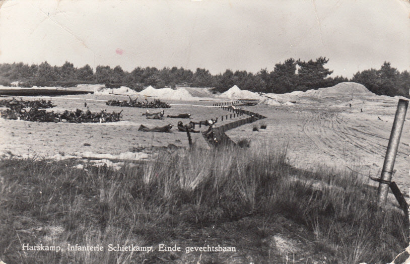 Mooie Oude Ansichtkaart van HARSKAMP - Infanterie Schietkamp, Einde ...