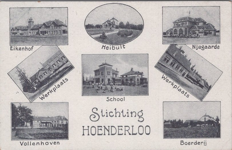 Mooie Oude Ansichtkaart van HOENDERLOO - Meerluik Stichting Hoenderloo
