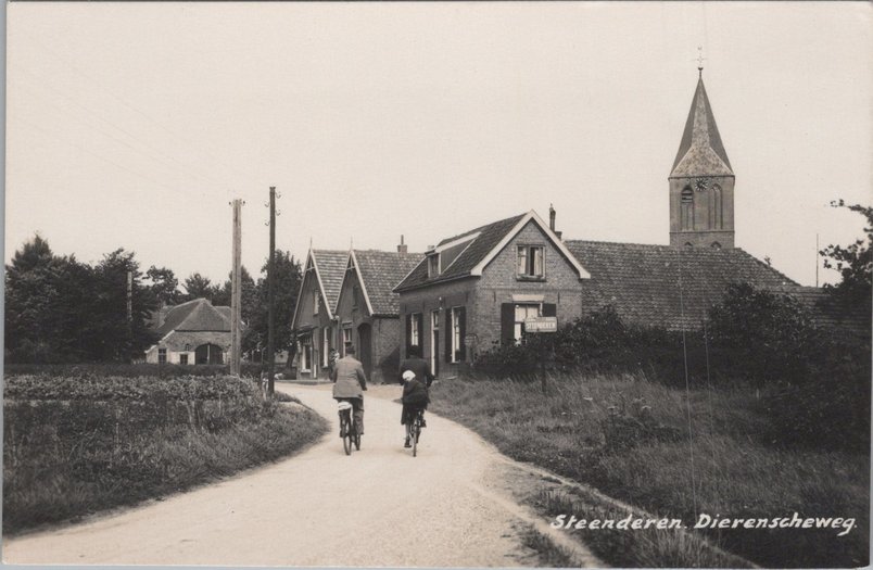 Mooie Oude Ansichtkaart van STEENDEREN - Dierenscheweg